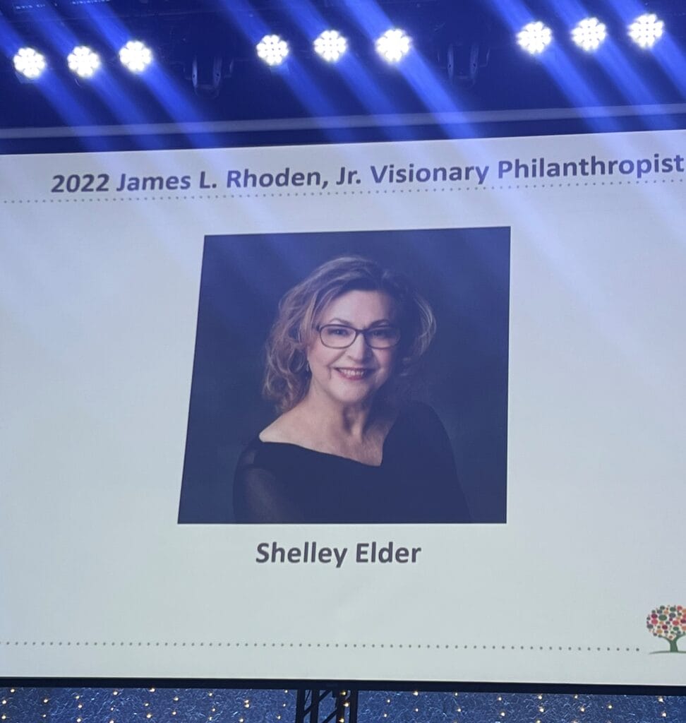 SHELLEY ELDER IS RECIPIENT OF 2022 JAMES L. RHODEN, JR. AWARD FOR ...
